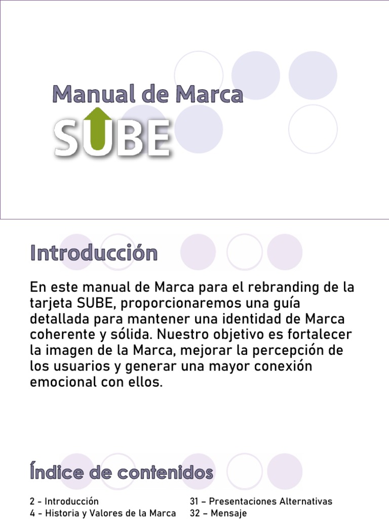 Manual de Marca Sube | PDF | Marca | Tipografía