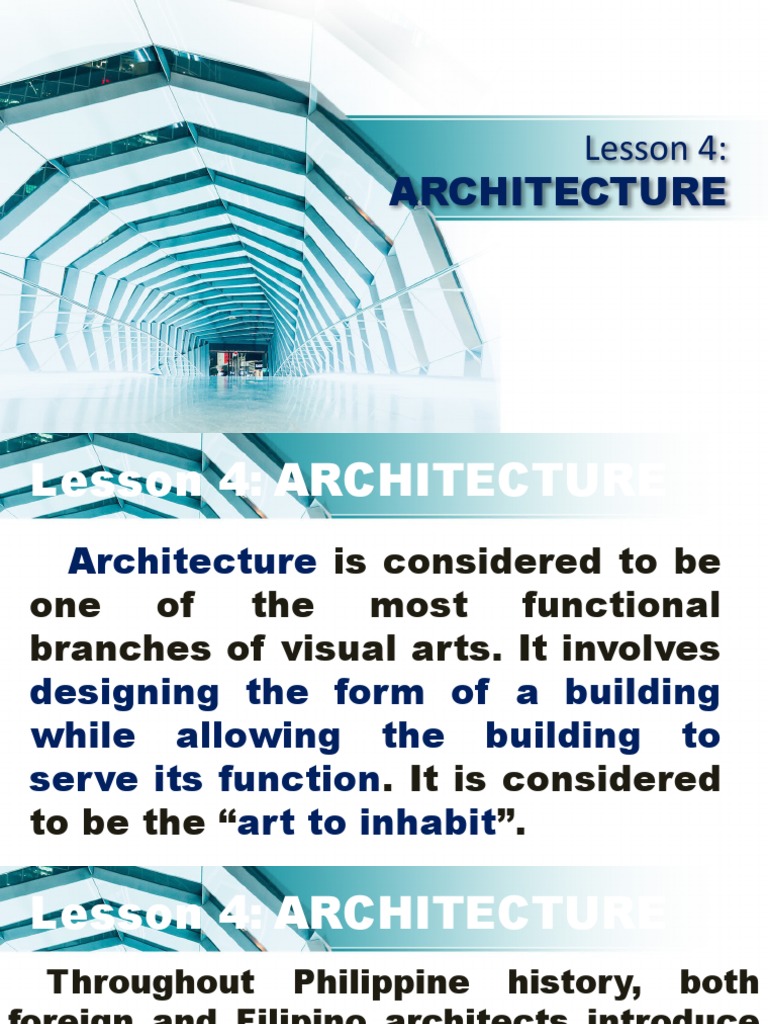 Lesson 4 Architecture | PDF | Mosque | Church (Building)