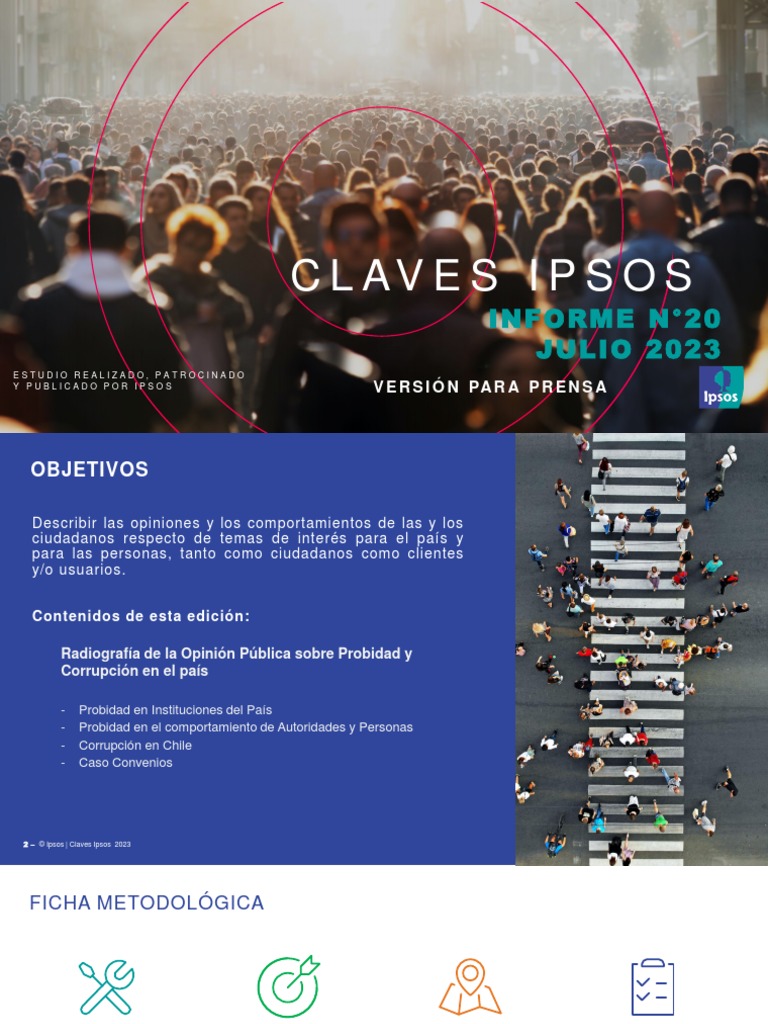 N20 Claves Ipsos Julio 2023 Prensa | PDF | Corrupción política | Soborno