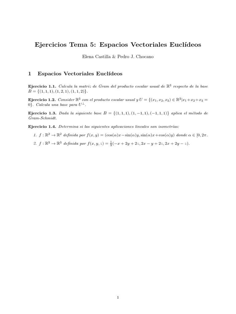 Ejercicios (4) | PDF