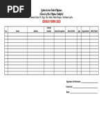 Barangay Census Form 2024 Sample | PDF