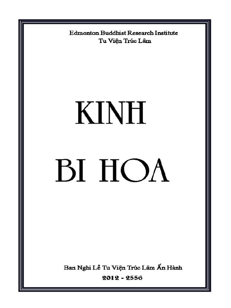 Kinh Bi Hoa | PDF