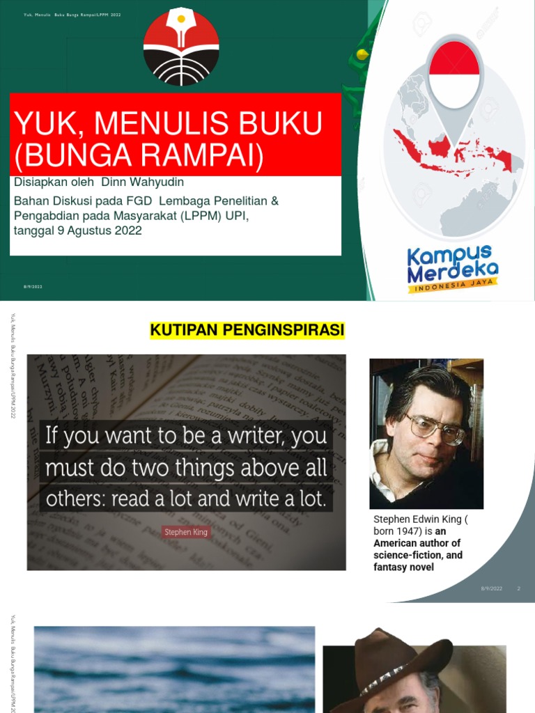 Panduan Menulis Buku Bunga Rampai | PDF