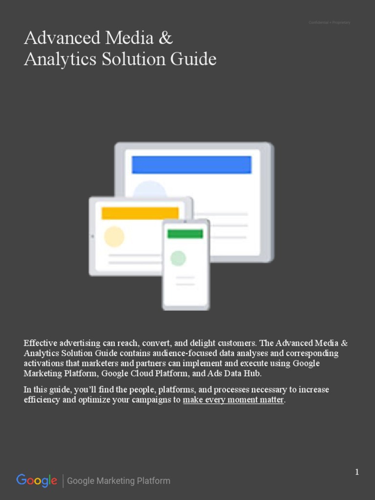 Advanced Media & Analytics Solution Guide - Q2'22 | PDF | Analytics | Marketing