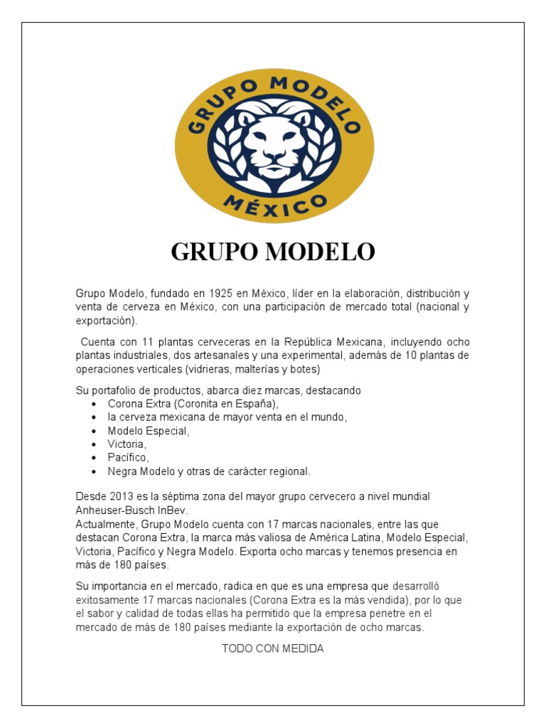 Grupo Modelo | PDF