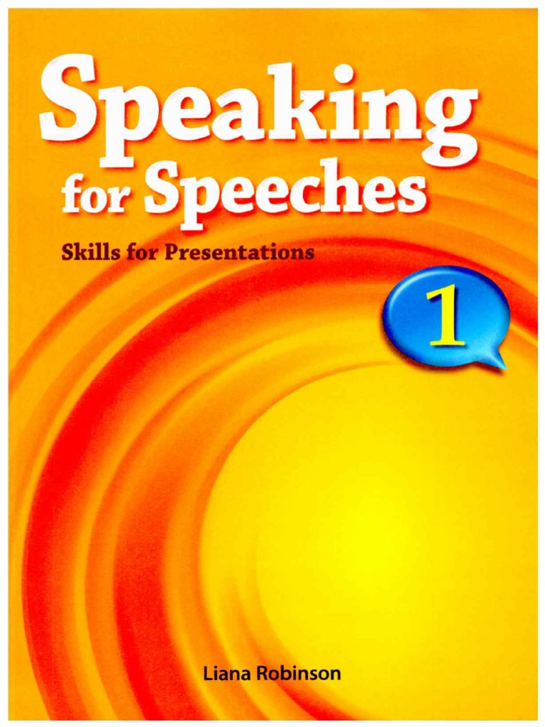 Speaking For Speeches 1 | PDF
