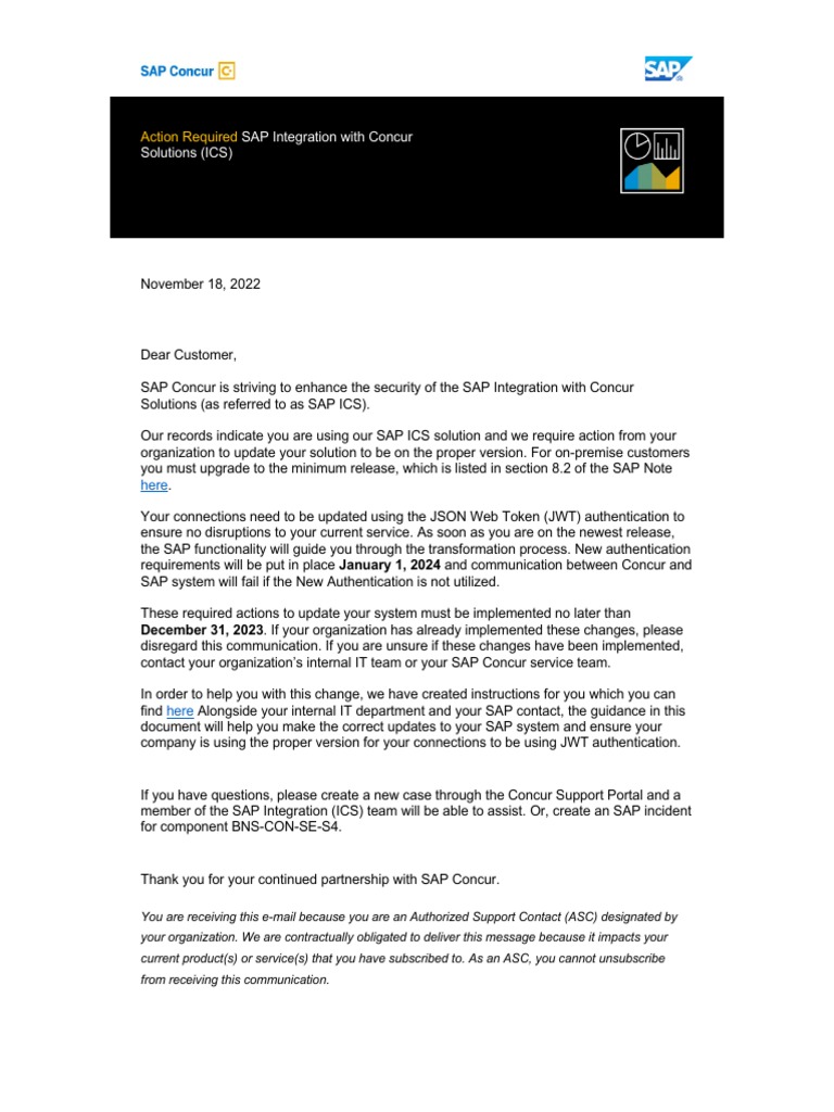 Client Email - SAP ICS Native Integration | PDF