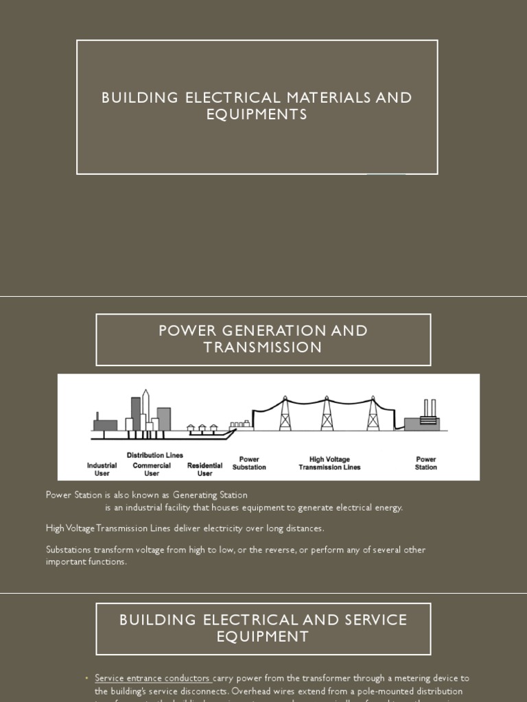 Building-Electrical-Materials-Equipment | PDF
