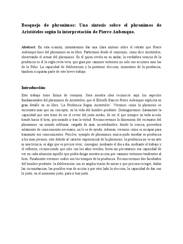 Trabajo Final Filosofía Política Ribeiro | PDF | Aristóteles | Virtud
