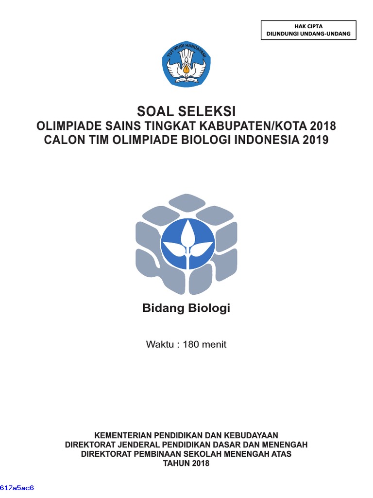 Soal Osk Biologi 2023 | PDF