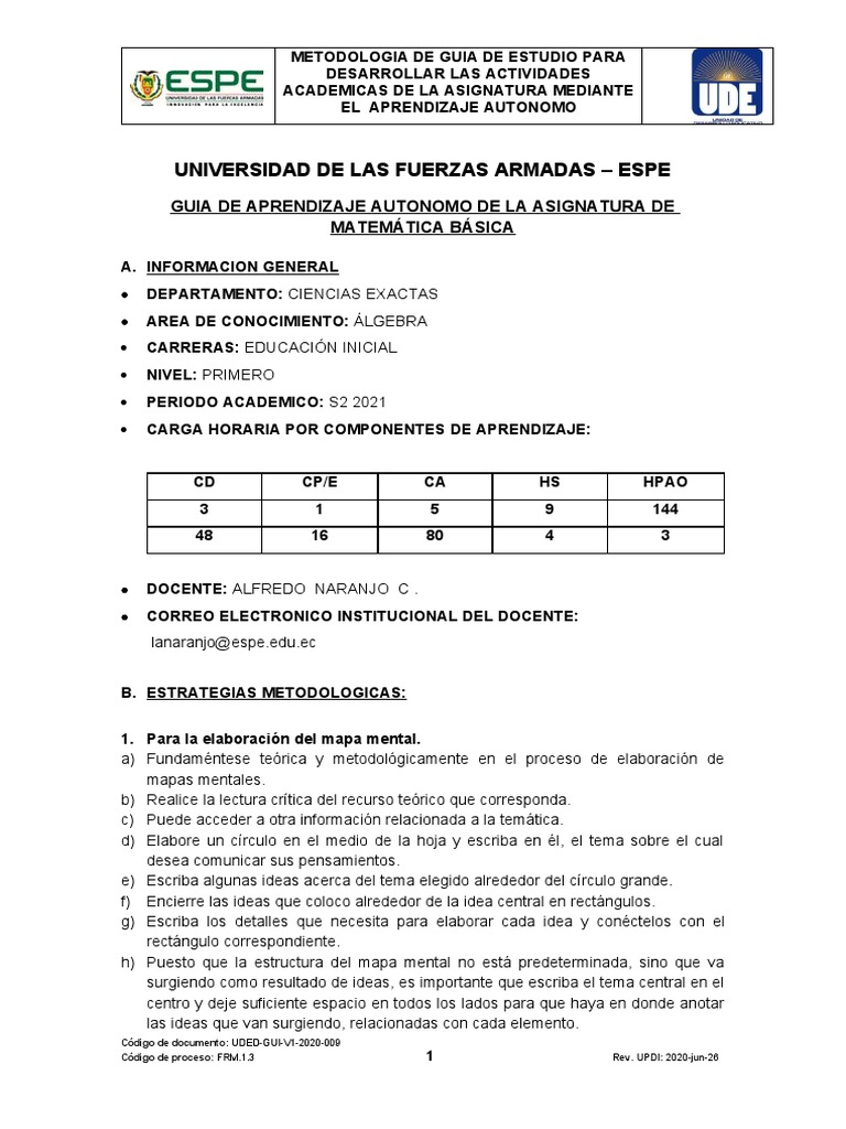 Guia Mate. Basica. Oct2021-Marzo 2022 | PDF