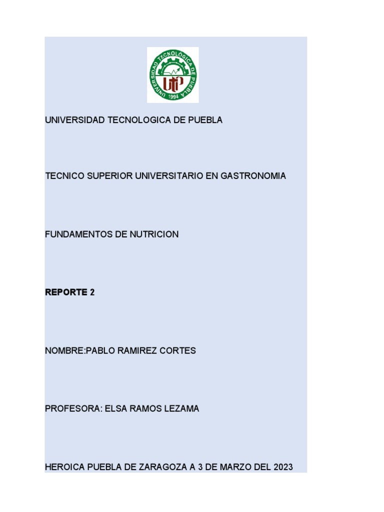 Evidencia2 Nutricion Pablorc2i | PDF