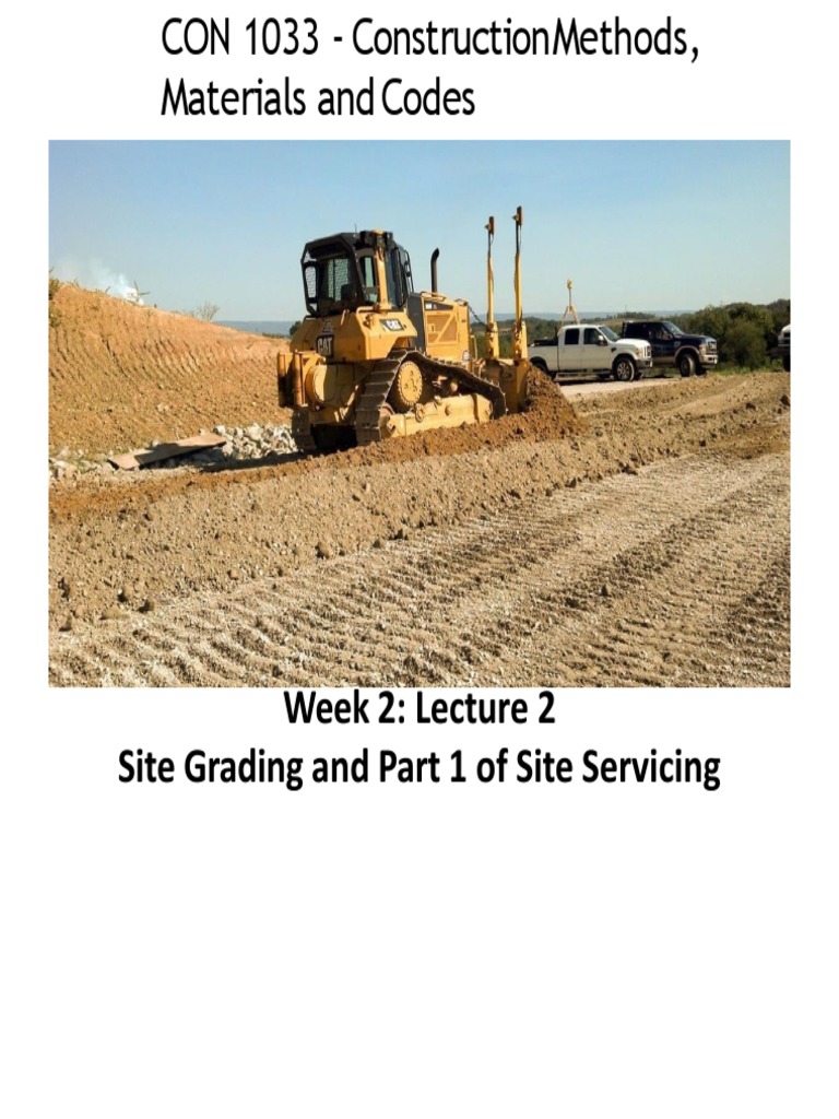 Lecture 2 (Site Servicing - Part 1) | PDF | Computers | Technology ...
