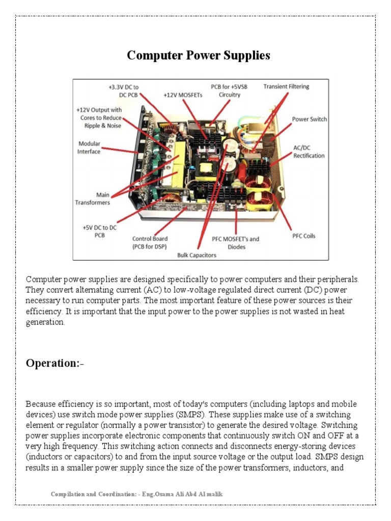 Computer Power Supplies Lec 6 Pdf
