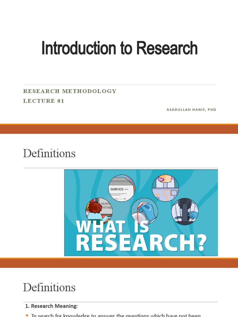 01 Lecture 01 | PDF | Methodology | Knowledge 01 Lecture 01 | PDF | Methodology | Knowledge