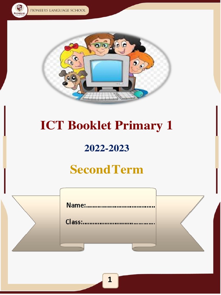 ICT Booklet for Primary 1 Students | PDF | Input/Output | Point And Click