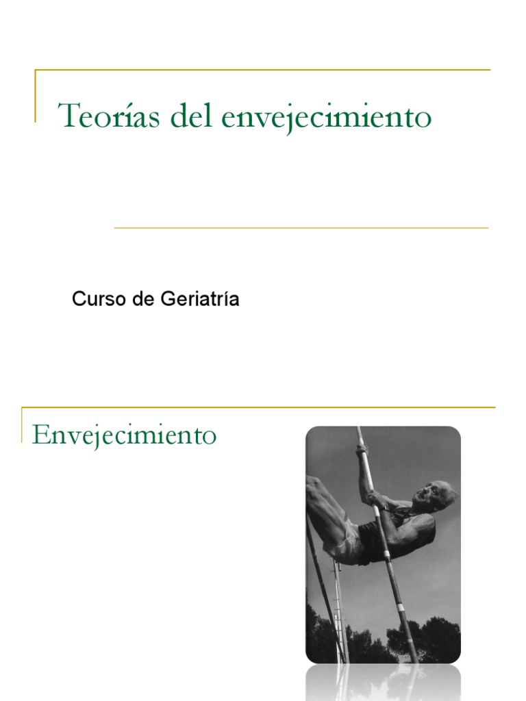 Teorías del envejecimiento | PDF | Envejecimiento | Sistema inmune