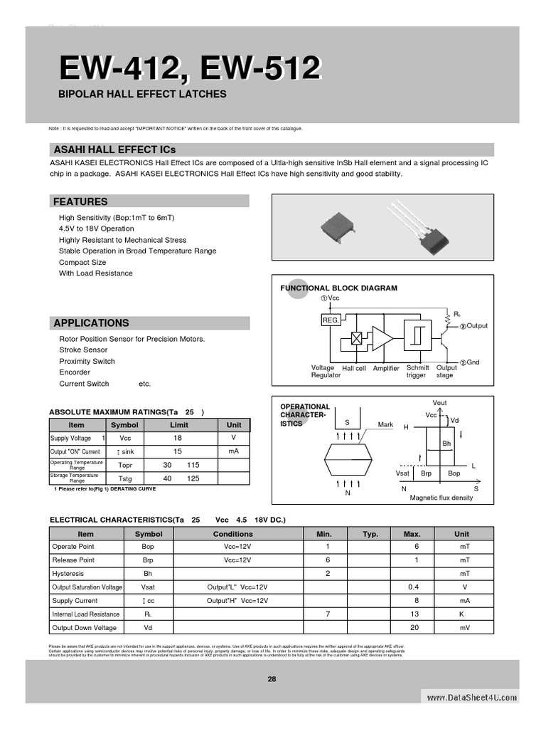 Ew-512 w12 - Sensor Hall | PDF