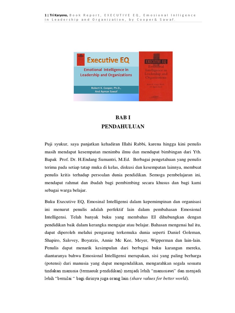 Executive EQ 1 | PDF | Pengembangan Diri | Sains & Matematika