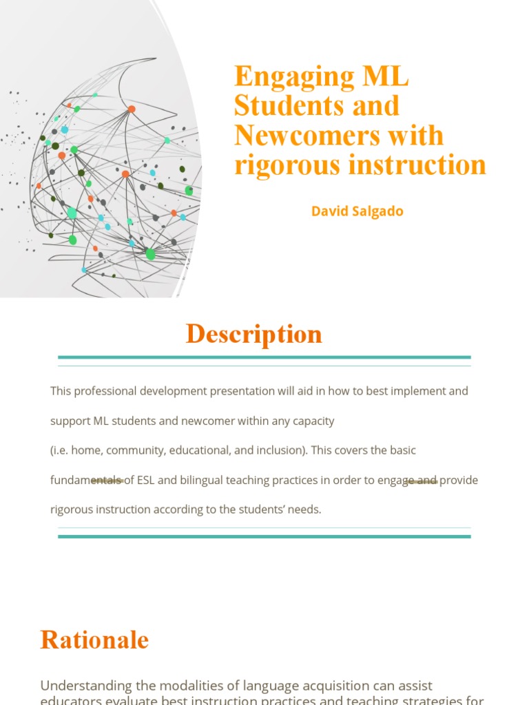 engaging ml students and newcomers | PDF | Multilingualism | Differentiated Instruction
