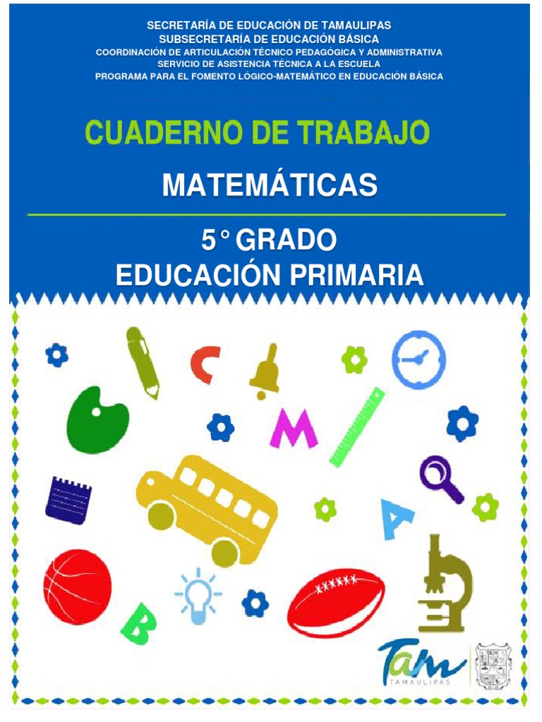 MATEMÁTICAS 5° GRADO PRIMARIA CUADERNILLO ALUMNO_SI FINAL | PDF | División (Matemáticas) | Triángulo