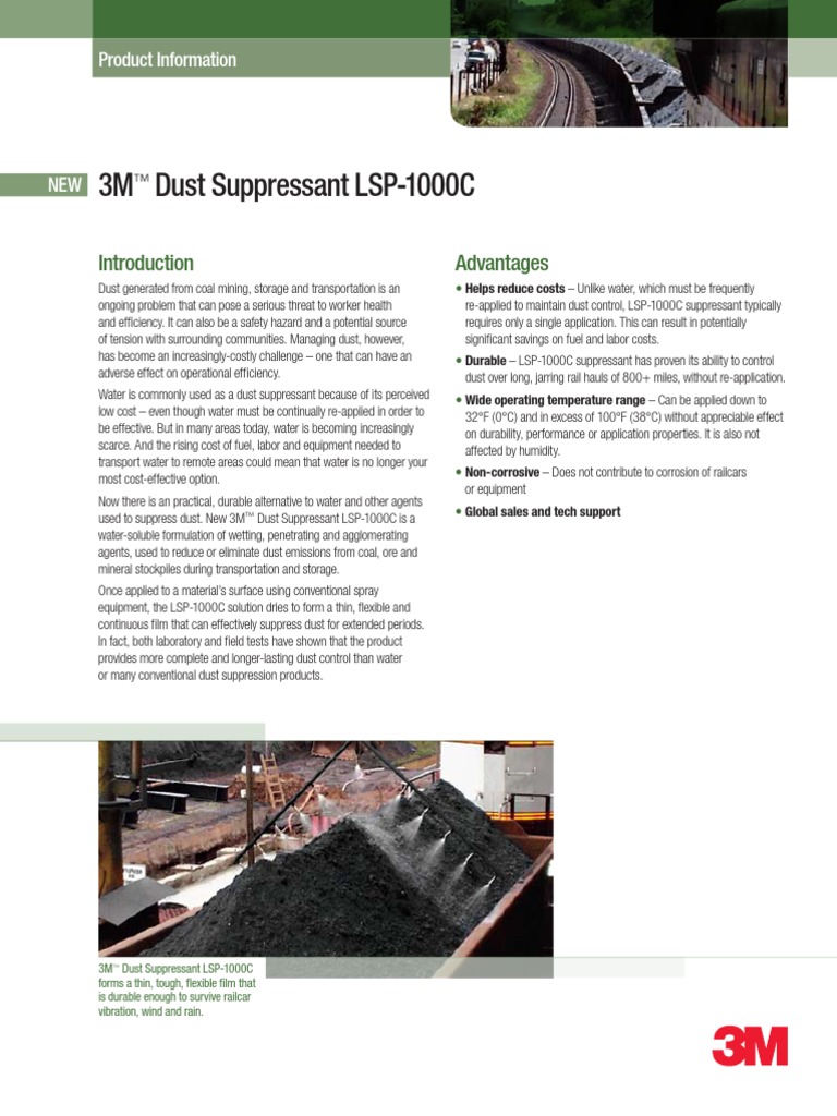 3M Dusr Suppressant LSP-1000C | PDF