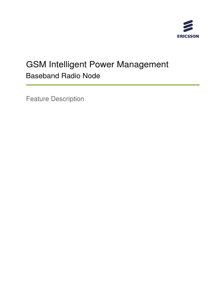 GSM Intelligent Power Management | PDF | Gsm | Electrical Engineering