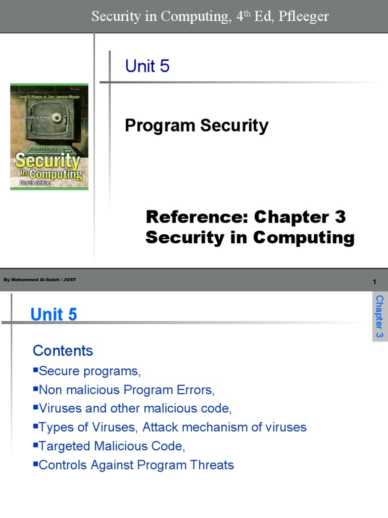 Unit 5 - CS | PDF | Computer Virus | Malware