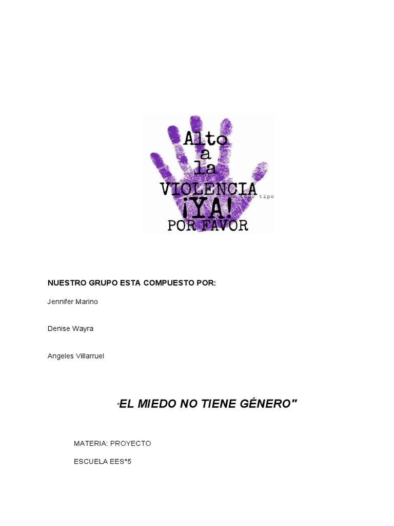 Prevención de la Violencia de Género | PDF | Violencia | Género