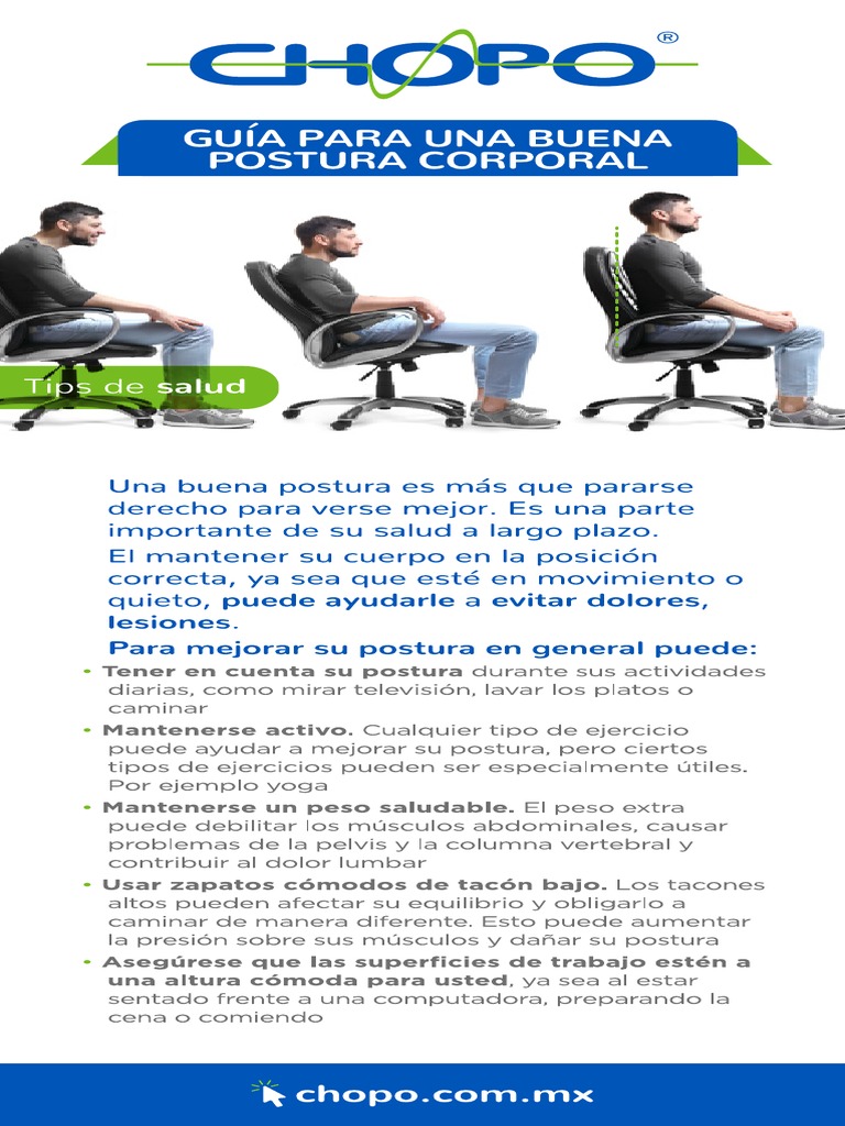 Guía para Una Correcta Postura | PDF