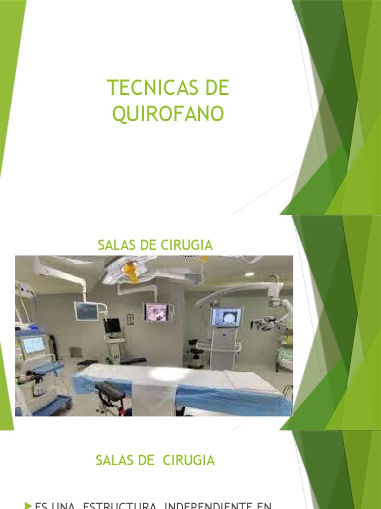 Tecnicas de Quirofano | PDF