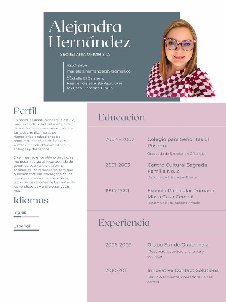 CV Alejandra Hernández | PDF