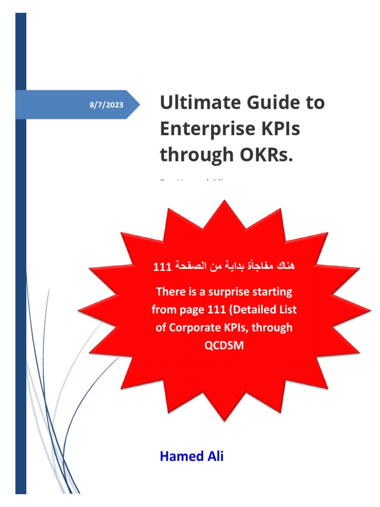 Qcdmse KPIs Logbook | PDF | Goal | Goal Setting
