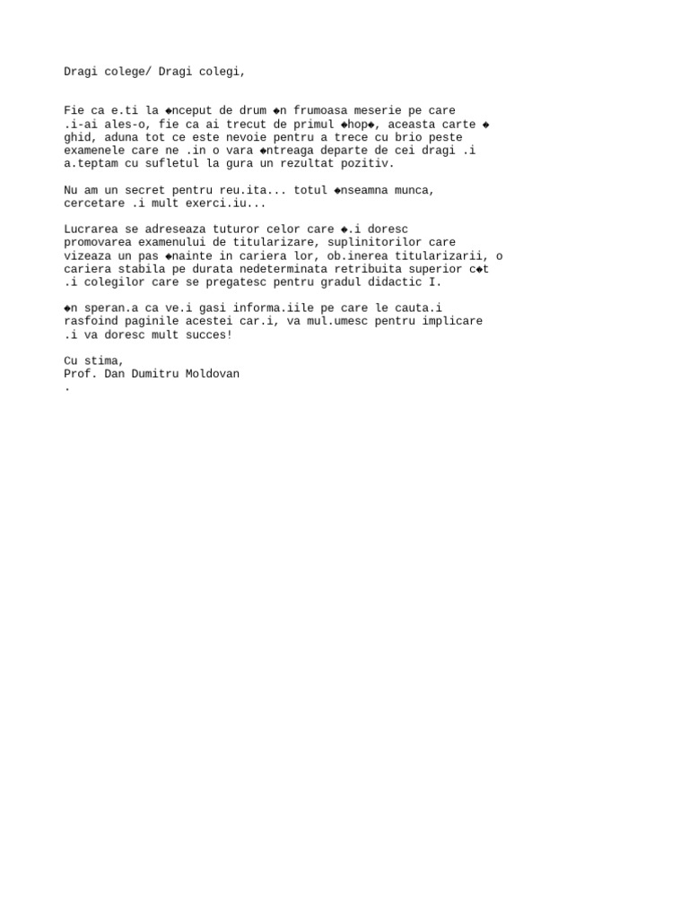 MOLDOVAN DAN Materiale Utile Pentru Titularizare Și Alte Examene Limba ...