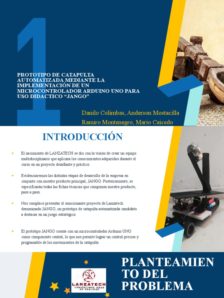Prototipo de Catapulta Automatizada Arduino | PDF | Arduino | Fuerza