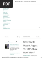 Albert Pike's Vision of Three World Wars | PDF | History