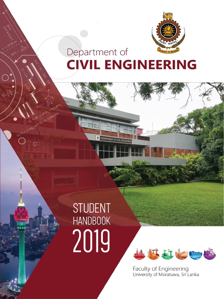 Civil Engineering Student Handbook 2019 | PDF | Concrete | Postgraduate ...
