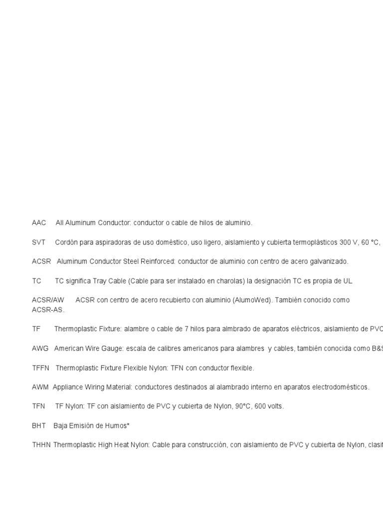 Cables Electricos para Sector Automotriz | PDF | Conductor electrico ...