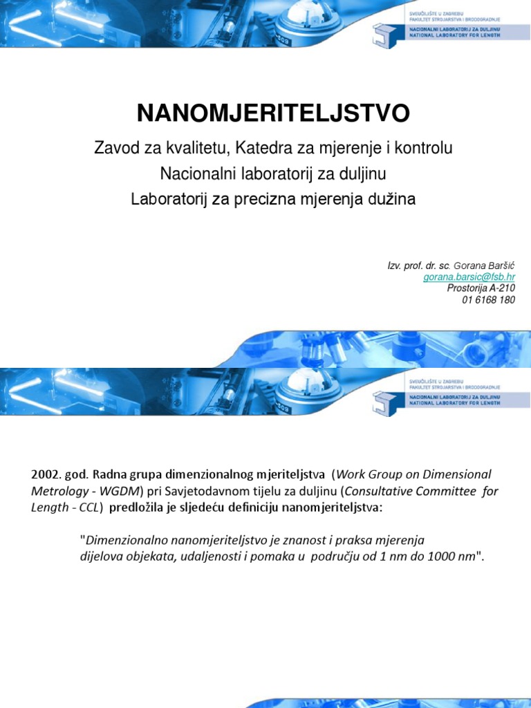 Prvo Predavanje - Nano | PDF