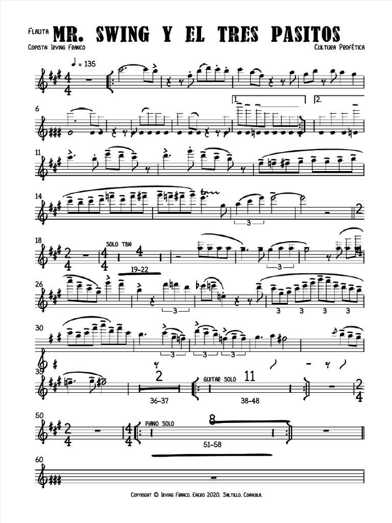 PDF MR Swing y El Tres Pasitos Partes DD | PDF