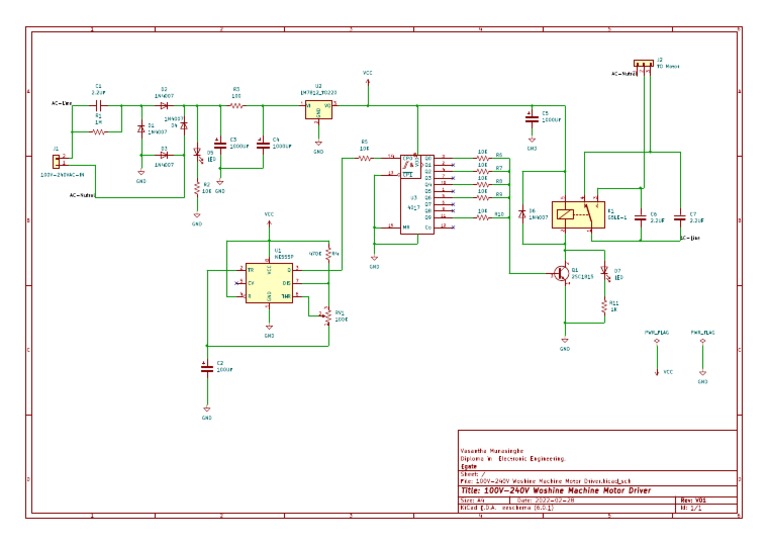 100V-240V Woshine Machine Motor Driver-Diagrame | PDF | Chess Theory ...