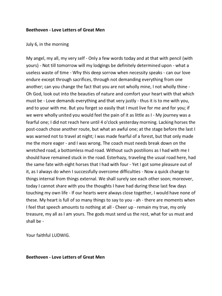 Love Letters of Great Men Compress 2 | PDF