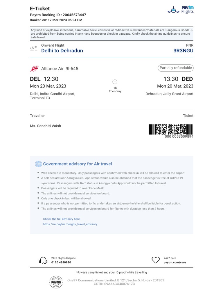 Del Ded 20032023 20645573447 | PDF | Aviation | Transport