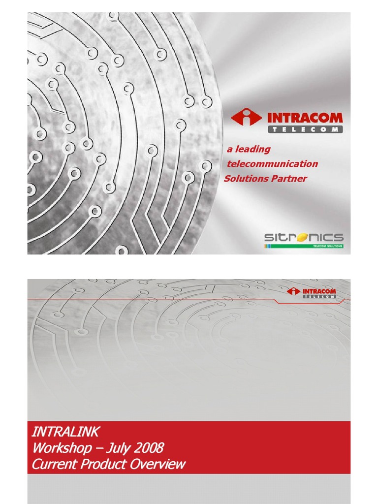 Intralink Presentation | Ethernet | Computer Engineering