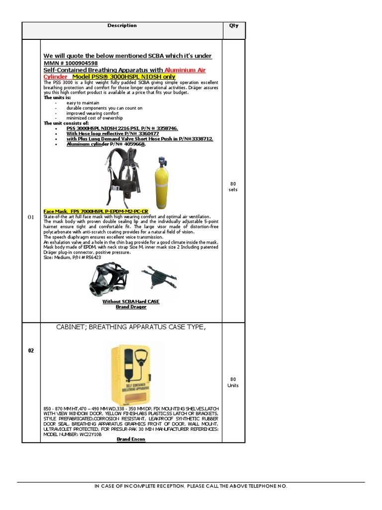 Drager SCBA Model Pss 3000 | PDF | Diving Equipment | Underwater Diving Drager SCBA Model Pss 3000 | PDF | Diving Equipment | Underwater Diving