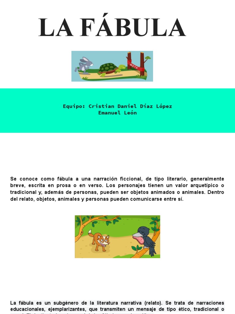 Fabula | PDF | Fábula | Narración