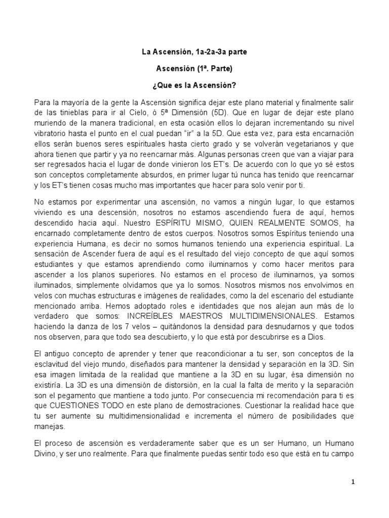 La Ascensión | PDF | Amor | Ascension de jesus