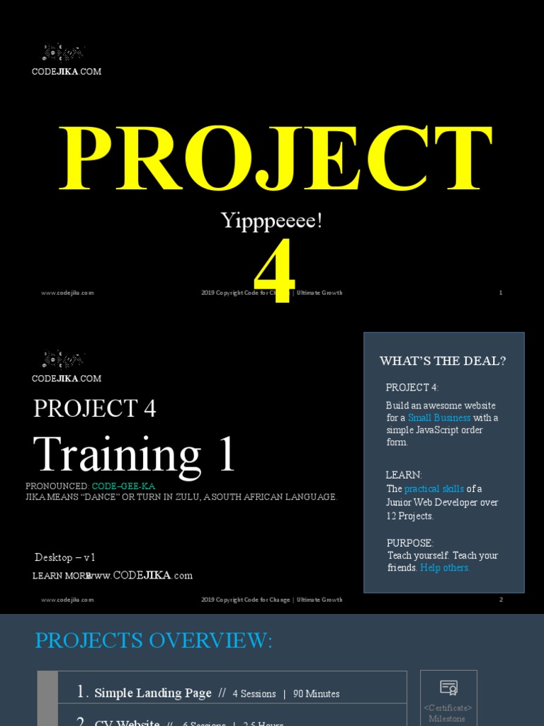 2023 Project 4 - Codejika - Com DT v2 | PDF | Websites | Web Development