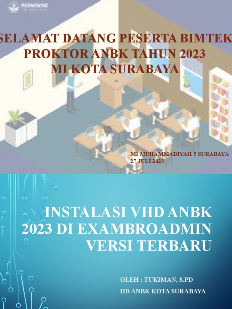 Instalasi Anbk 2023 | PDF