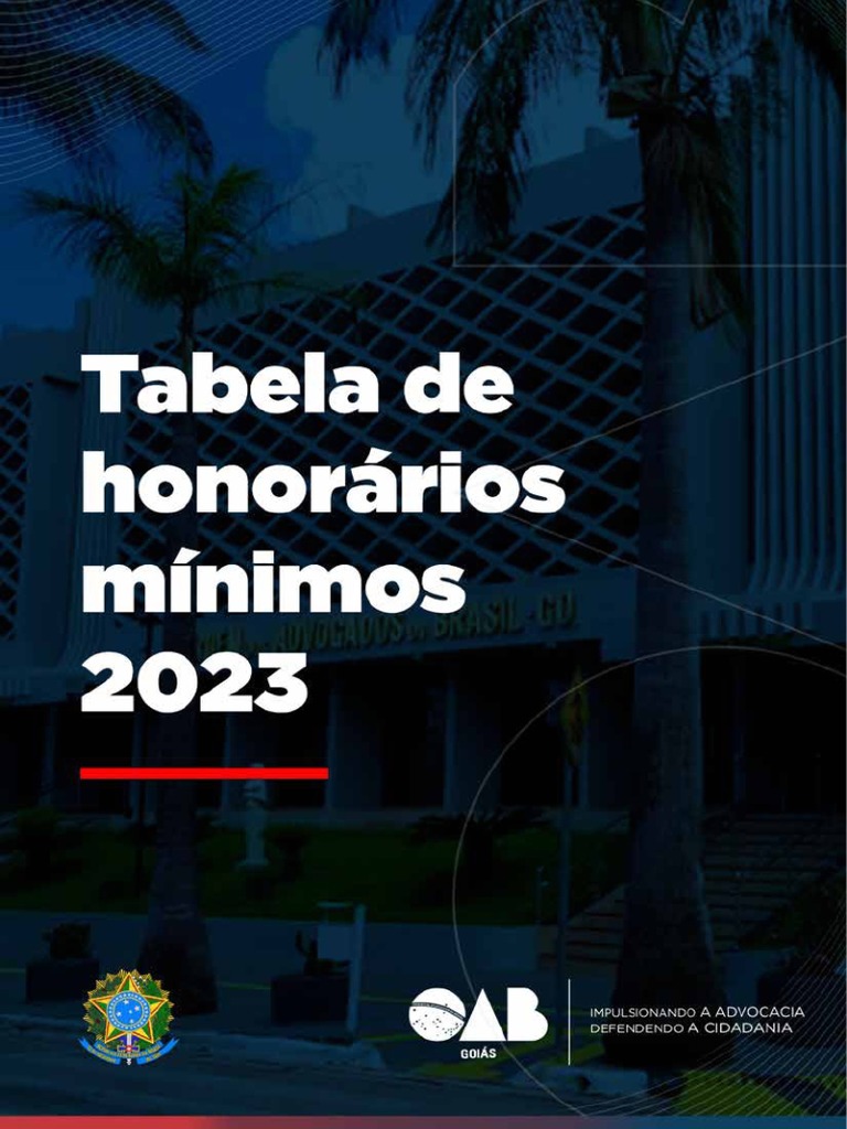 Tabela Oab Go Aprovada em Abril 2023 1816106 | PDF | Advogado | Mediação